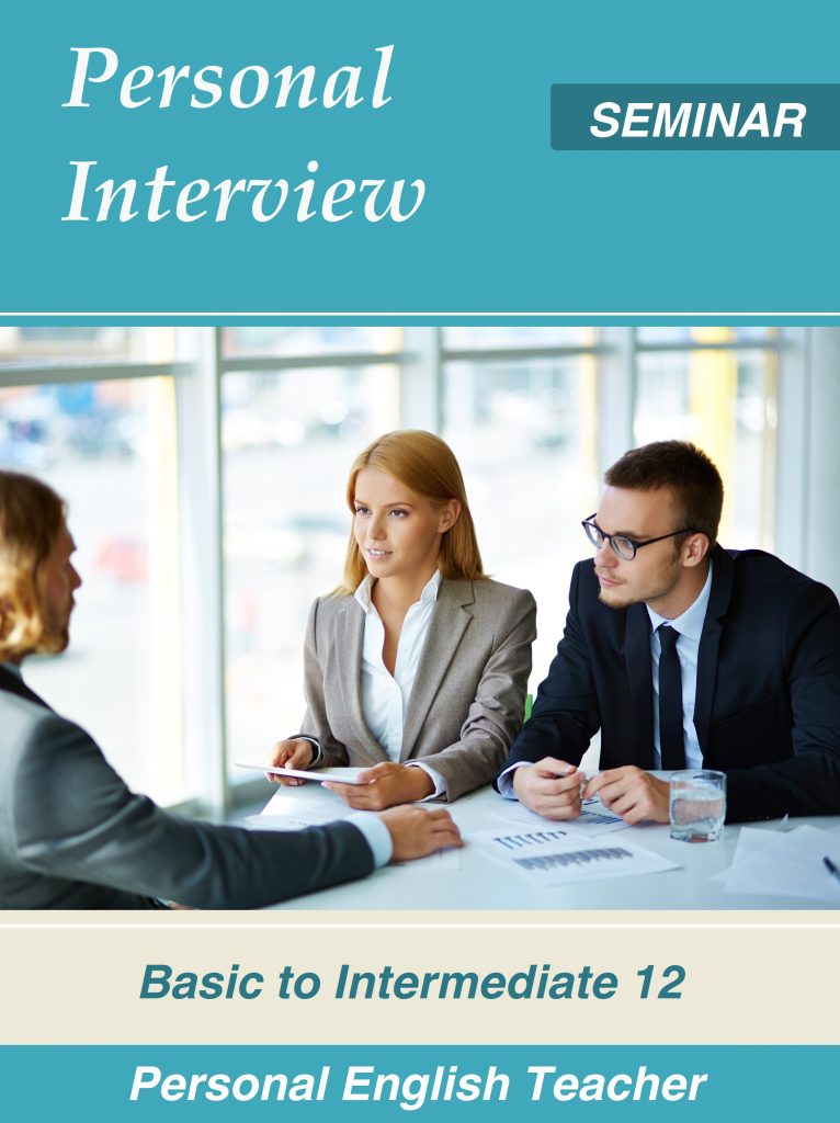 MODULE 5 – Personal Interview - Idiomas PET